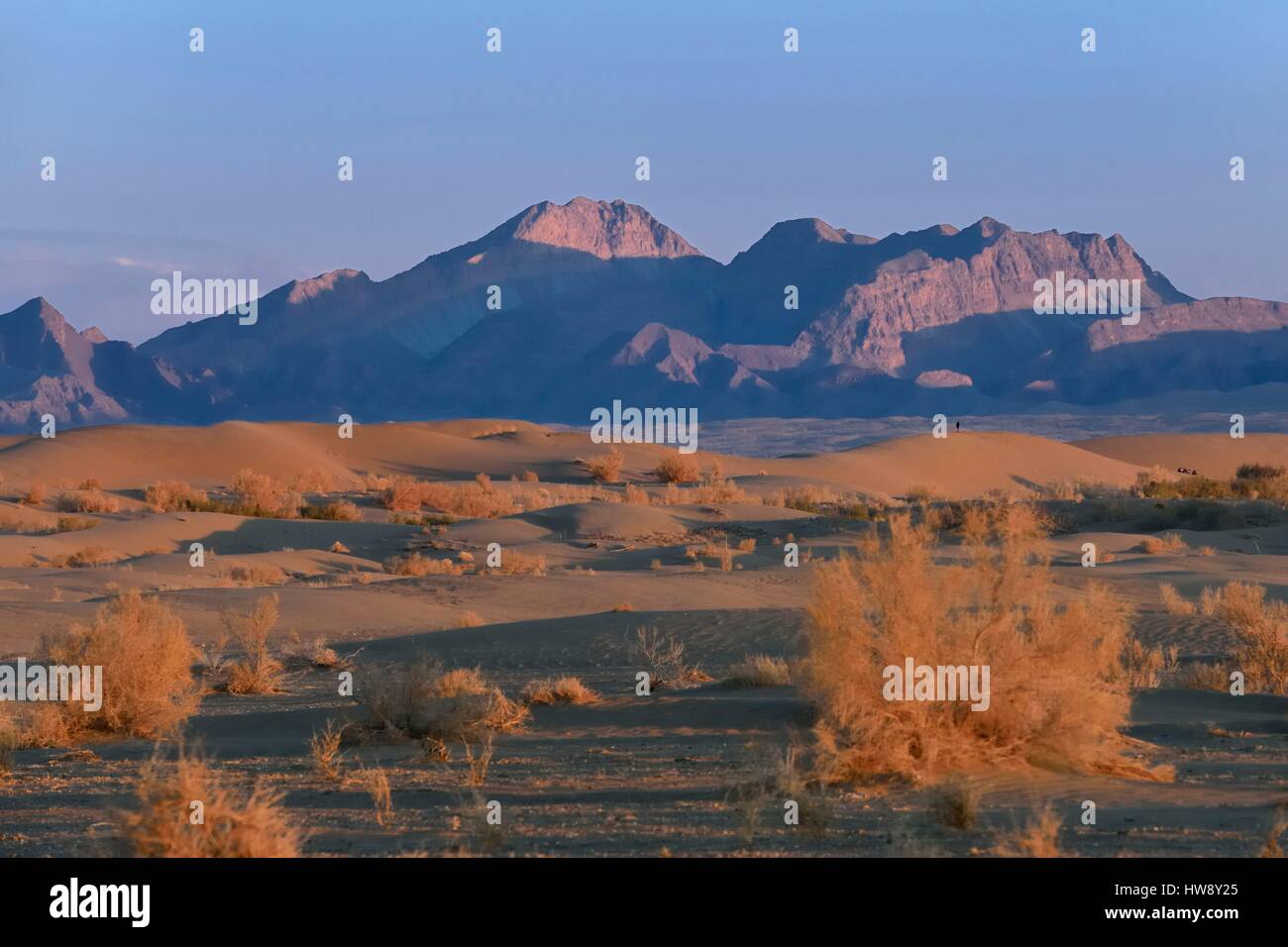 Iran, Isfahan province, Dasht-e Kavir desert, Mesr in Khur and Biabanak ...
