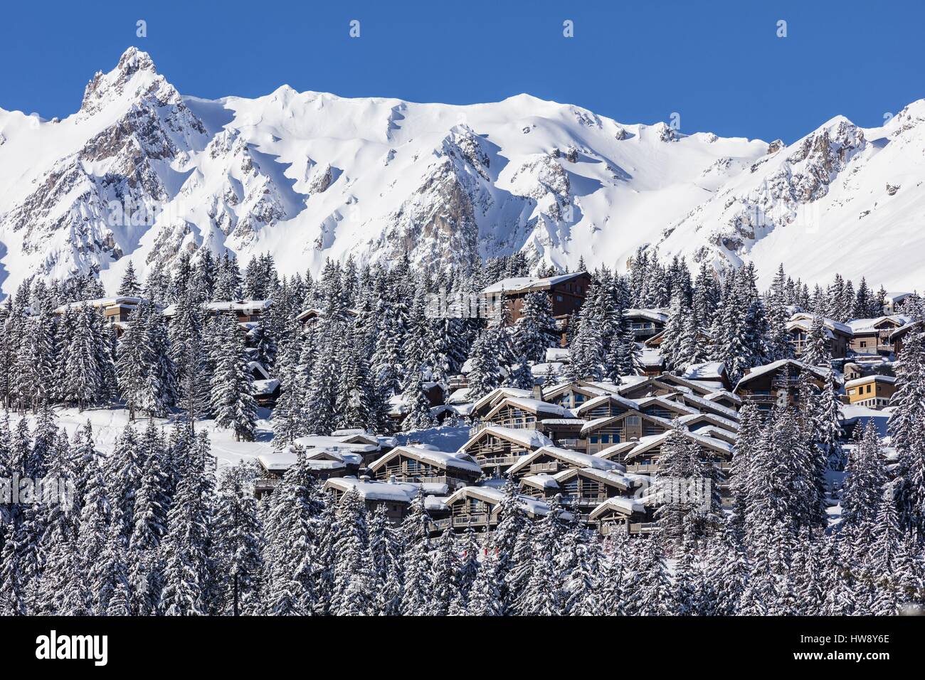 France, Savoie, Massif de la Vanoise, Tarentaise valley, the 3 Valleys ...