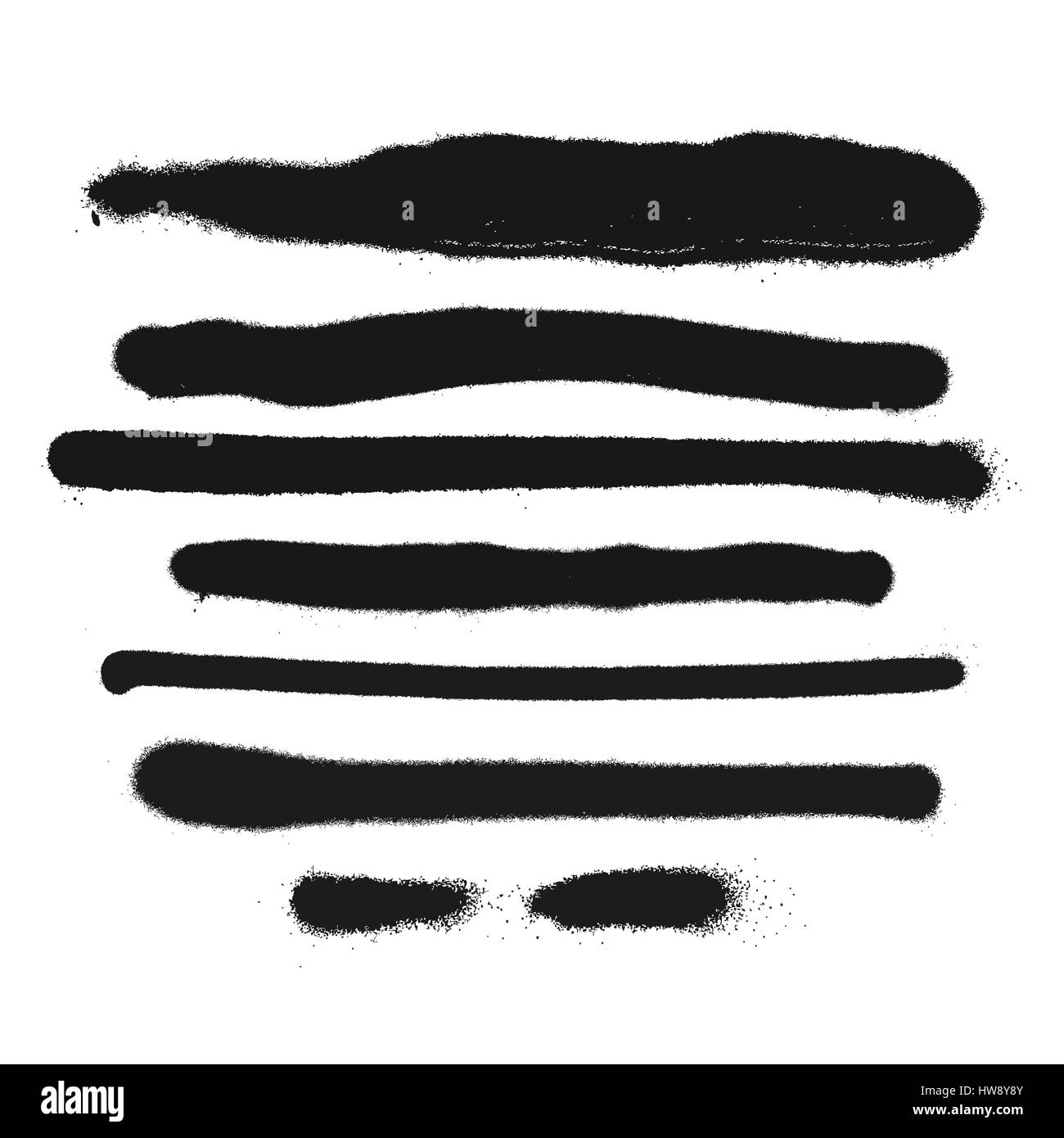 Black acrylic vector brush strokes hi-res stock photography and images ...