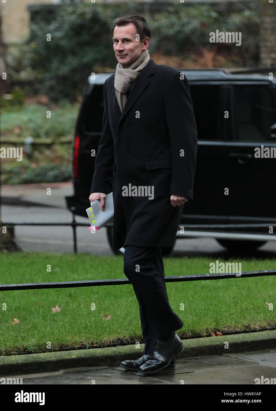 Jeremy Hunt MP Secretary of State for Health attends a cabinet meeting ...