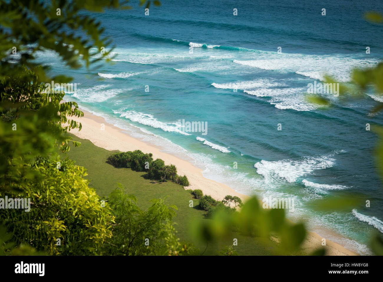 Waves beautiful Bali Beach Stock Photo - Alamy