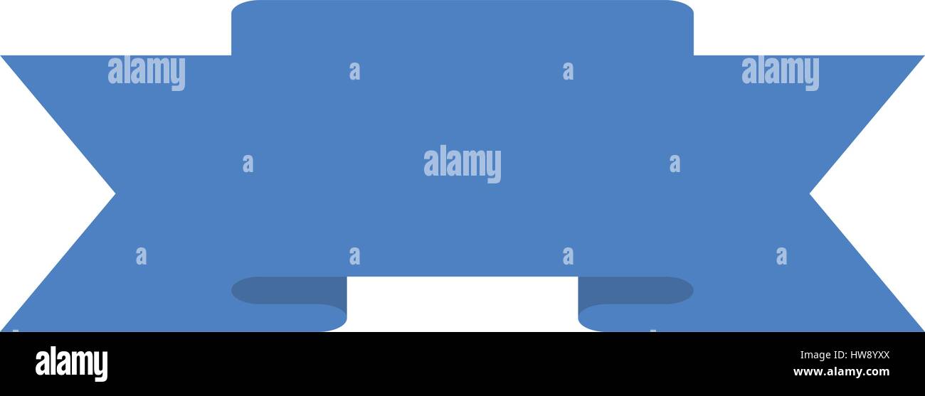 blue sign ribbon icon Stock Vector Image & Art - Alamy