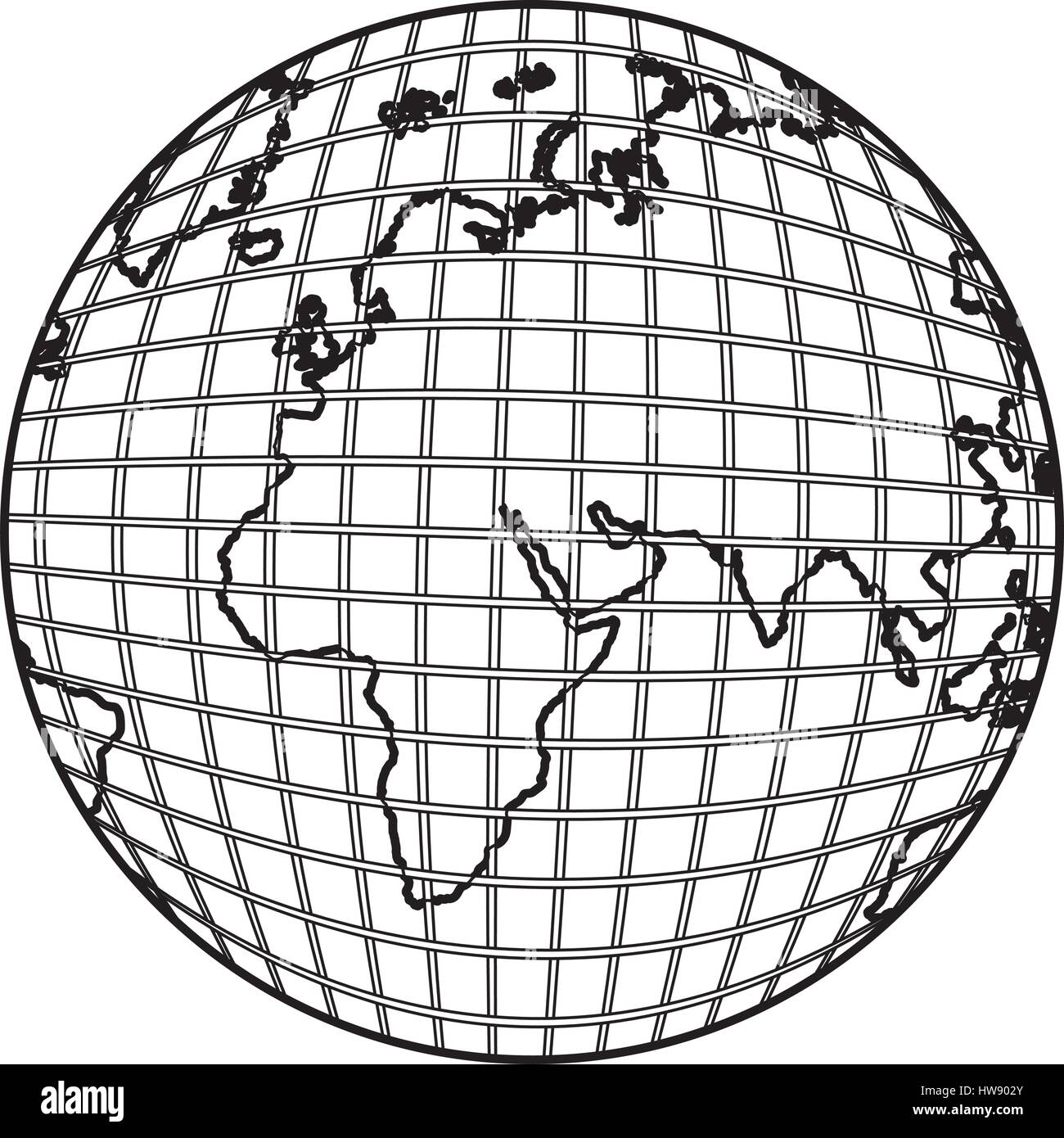 Gobal map hi-res stock photography and images - Alamy