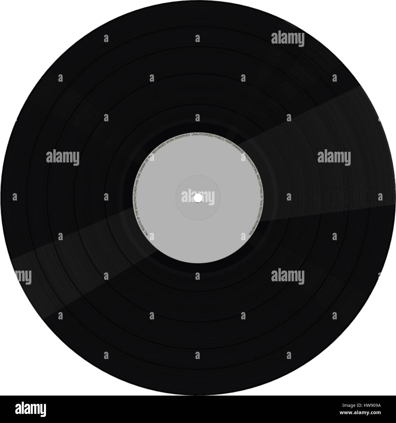 Vintage vinyl record. Flat vector Stock Vector Image & Art - Alamy