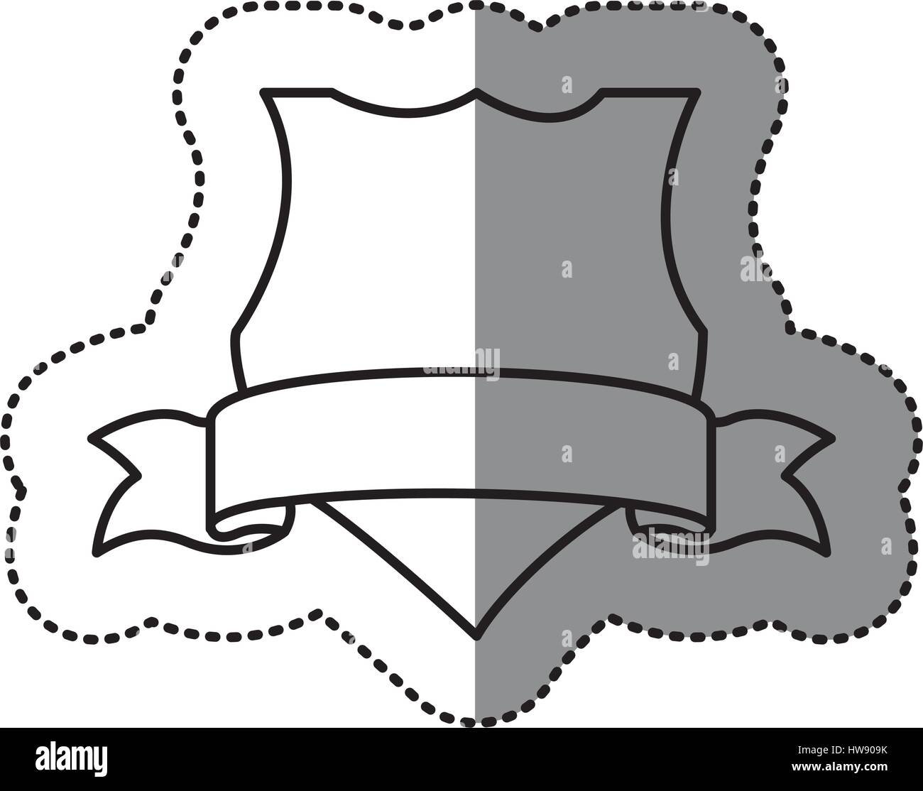 figure emblem design with ribbon icon Stock Vector Image & Art - Alamy