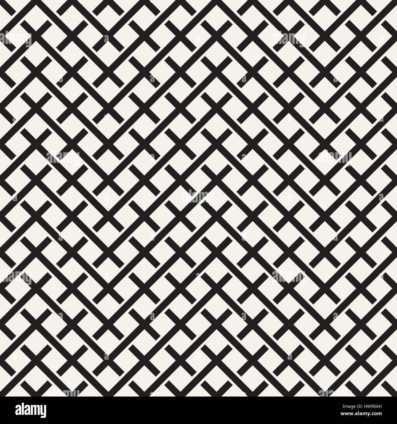 Weave Seamless Pattern. Braiding Background of Intersecting Stripes ...
