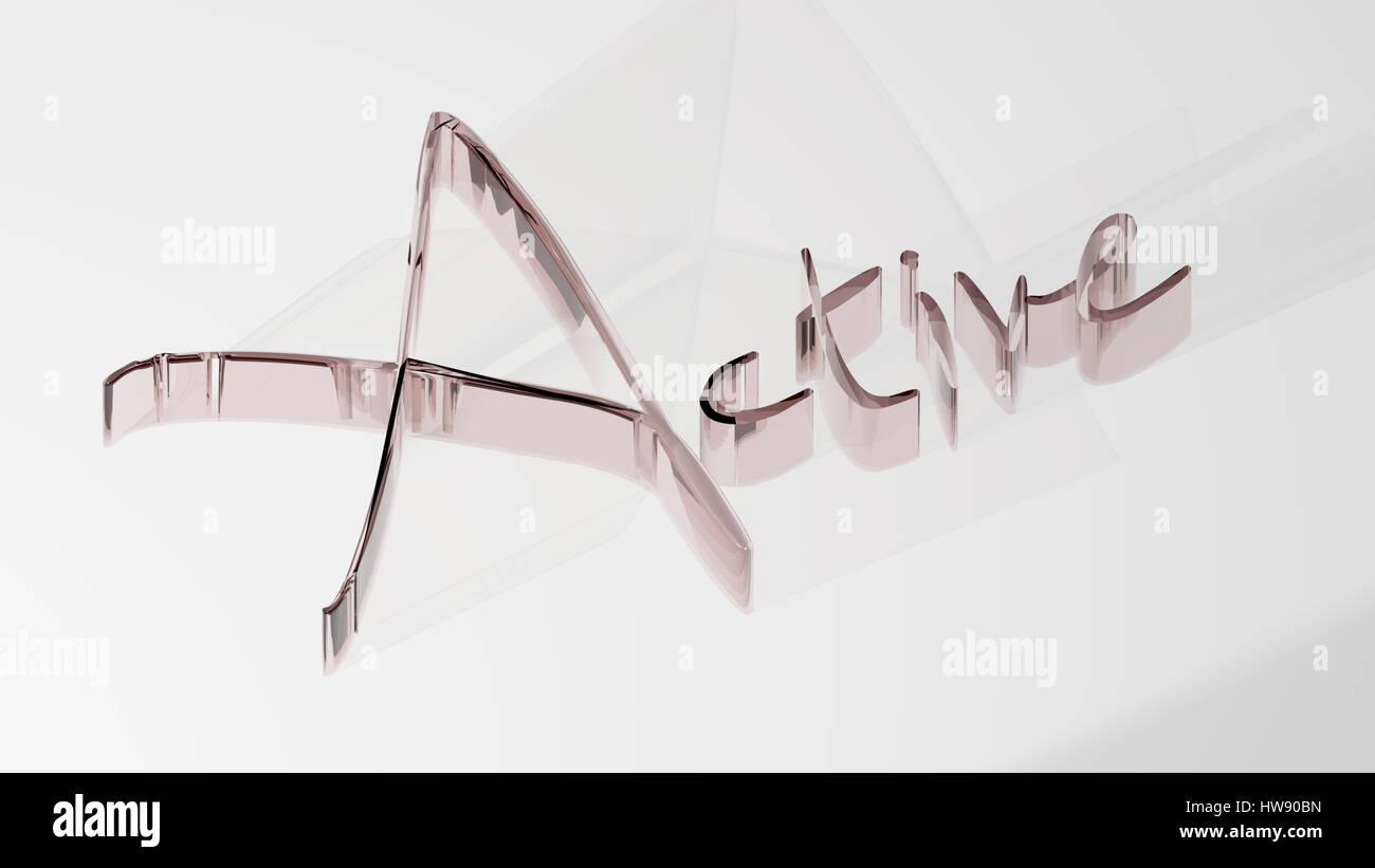 Active - 3D Rendering Stock Photo - Alamy