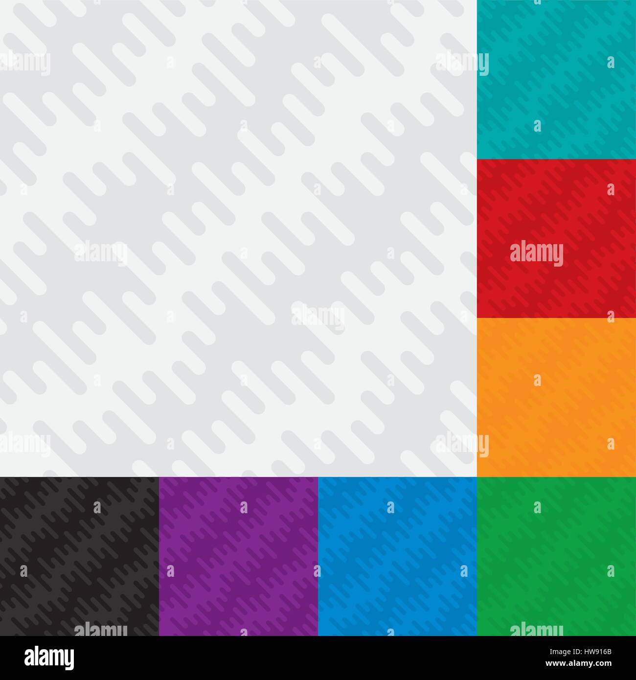 Multicolor Set of Seamless Wallpaper Pattern. Fashionable Vector ...