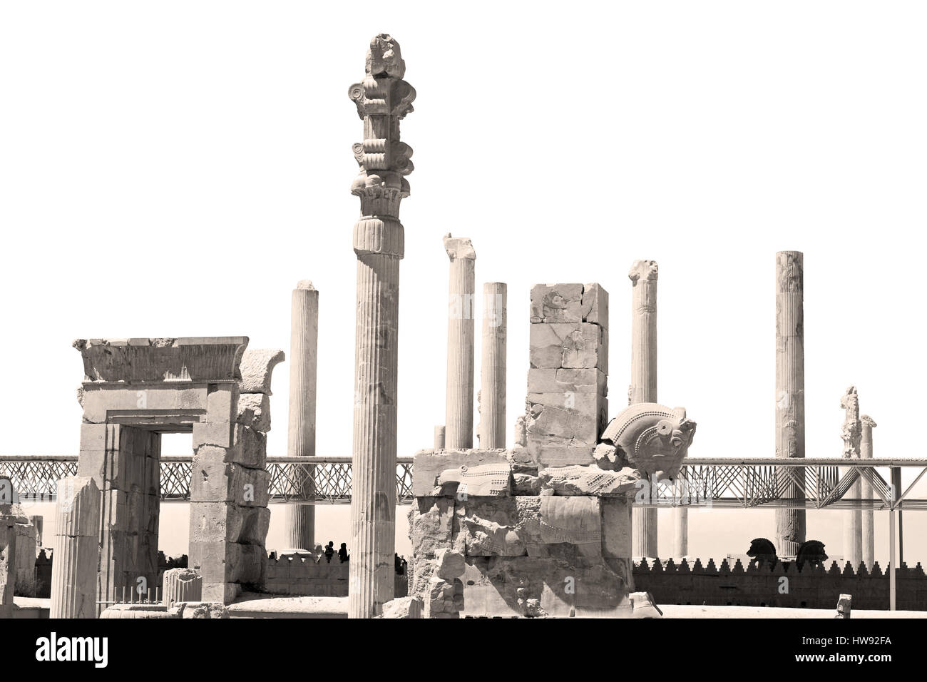 in iran persepolis the old ruins historical destination monuments and ...