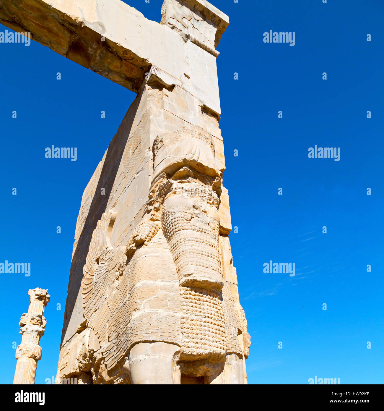 in iran persepolis the old ruins historical destination monuments and ...