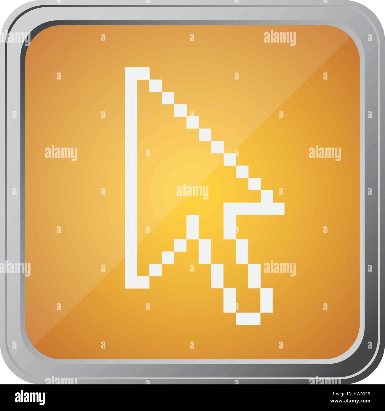 Pixelated arrow Stock Vector Images - Alamy