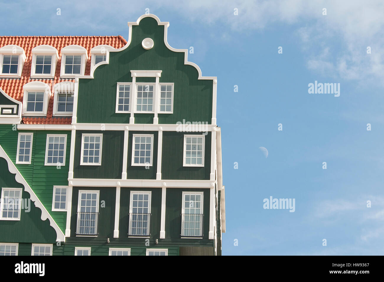 A mix of modern and traditional Dutch architecture. The famous typical ...
