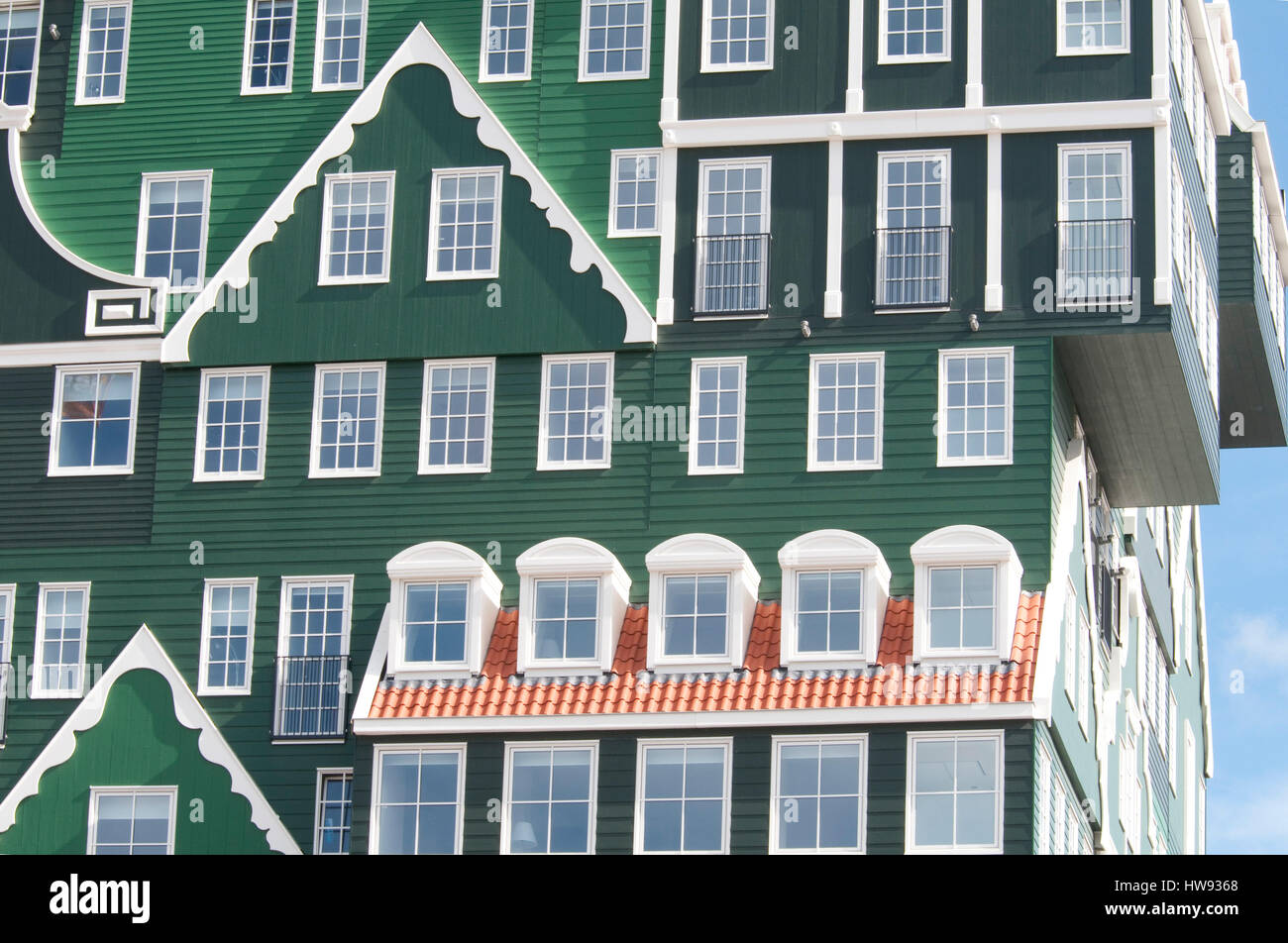 A mix of modern and traditional Dutch architecture. The famous typical ...