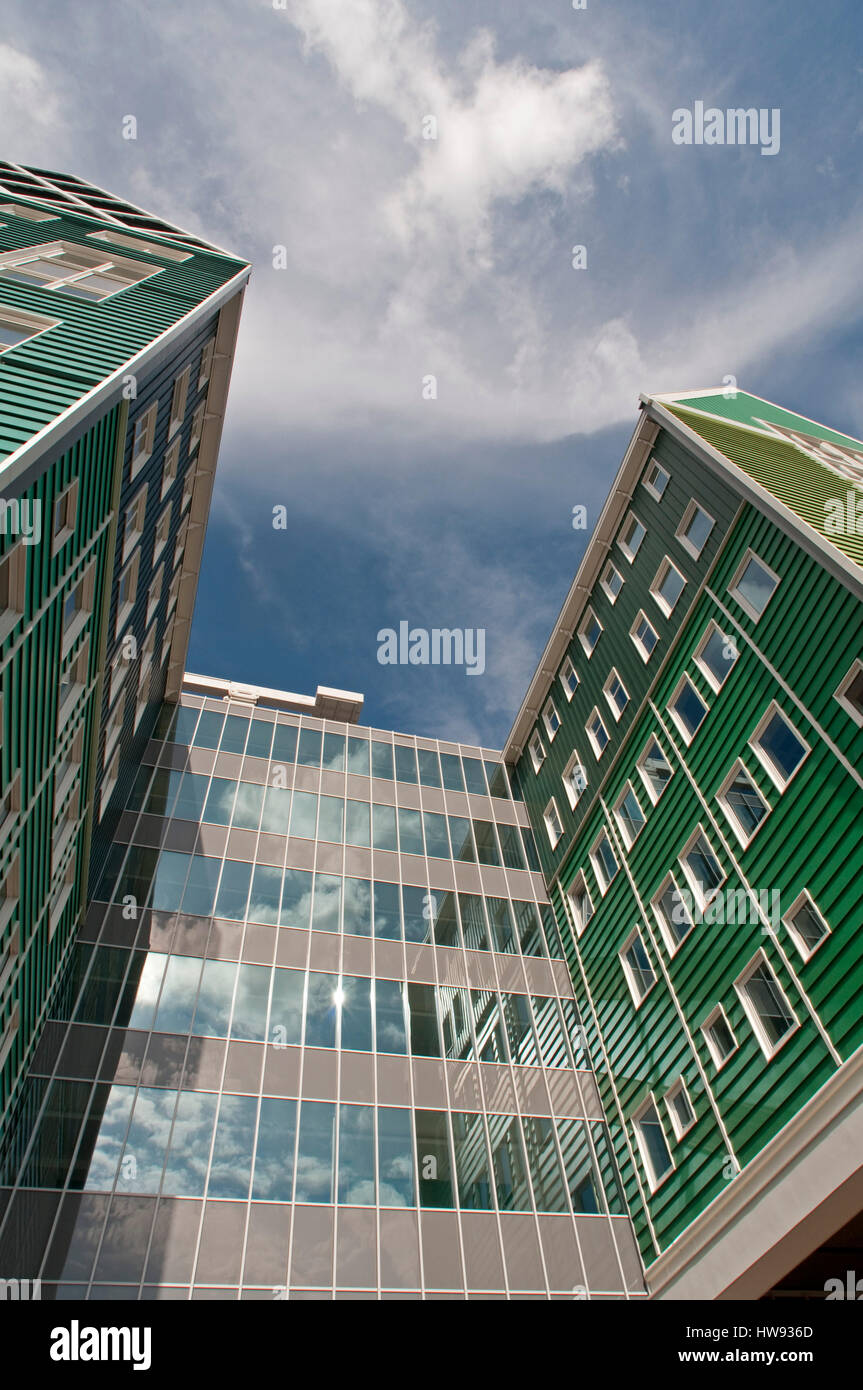 A mix of modern and traditional Dutch architecture. The famous typical ...