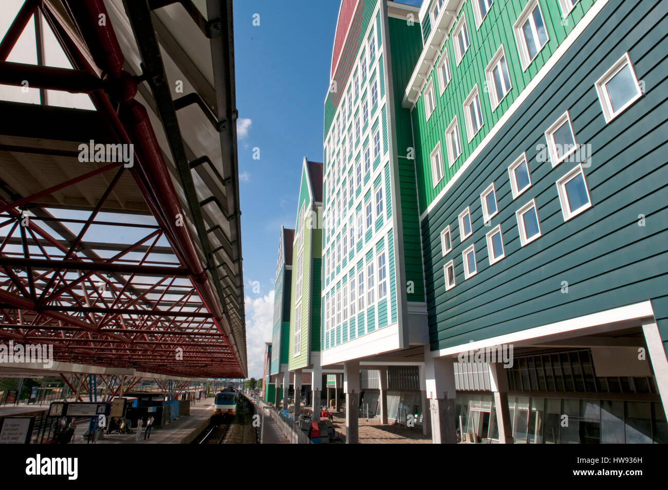 A mix of modern and traditional Dutch architecture. The famous typical ...