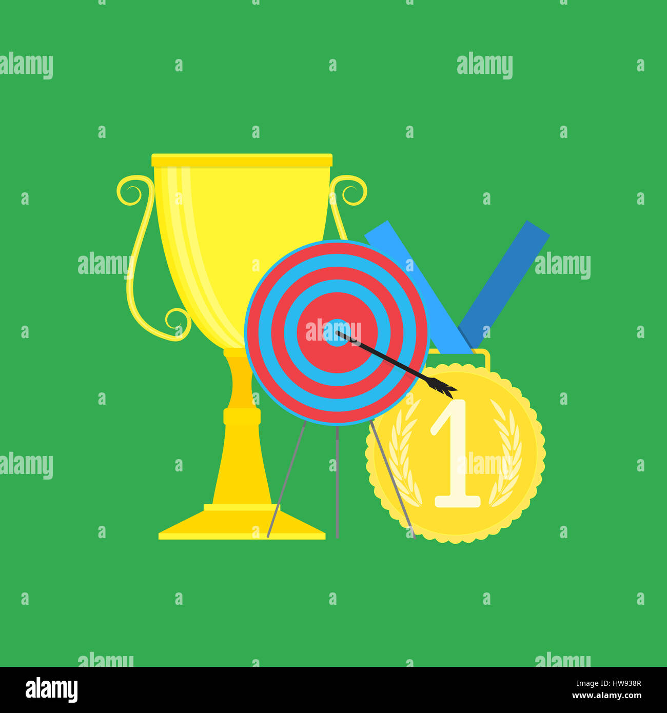 Sport successful vector. First place and reward competition ...