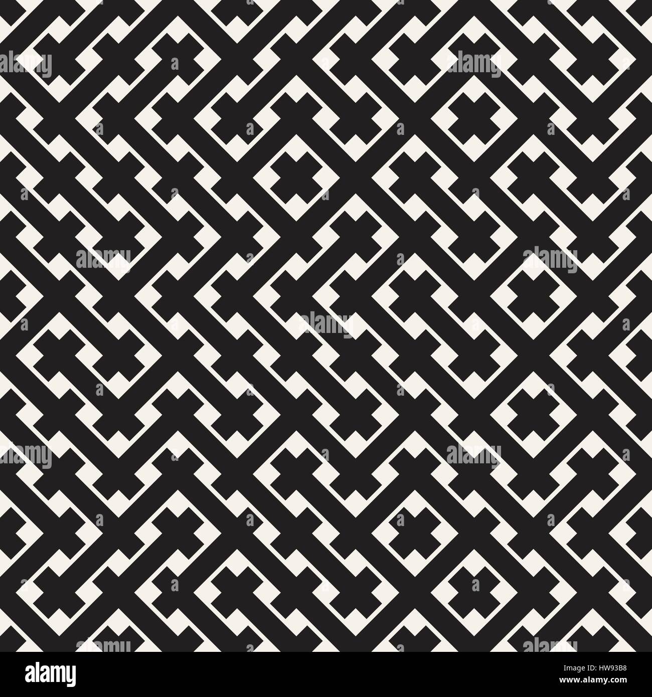 Weave Seamless Pattern. Braiding Background of Intersecting Stripes ...