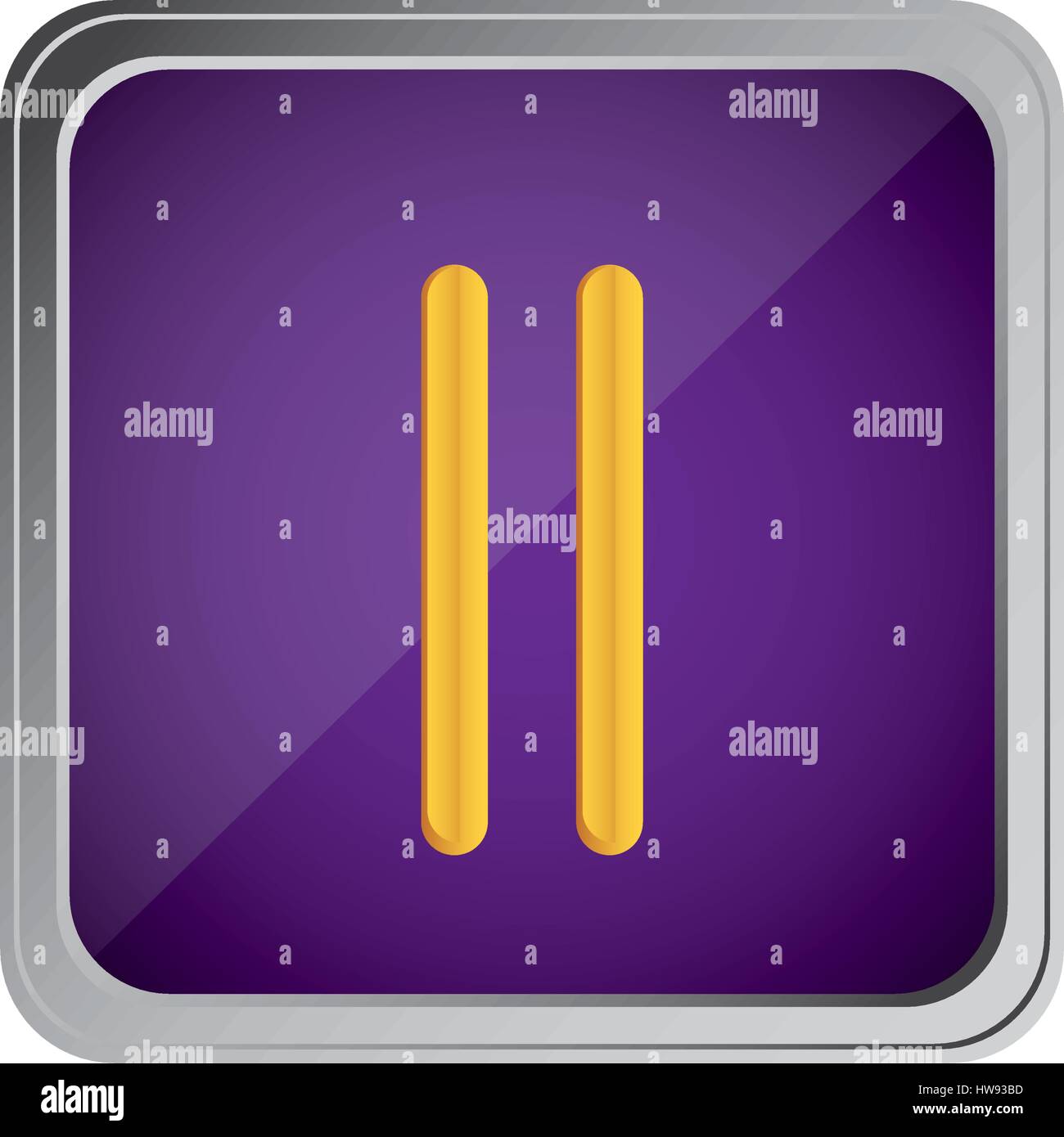 Pause Sign Vector High Resolution Stock Photography and Images - Alamy