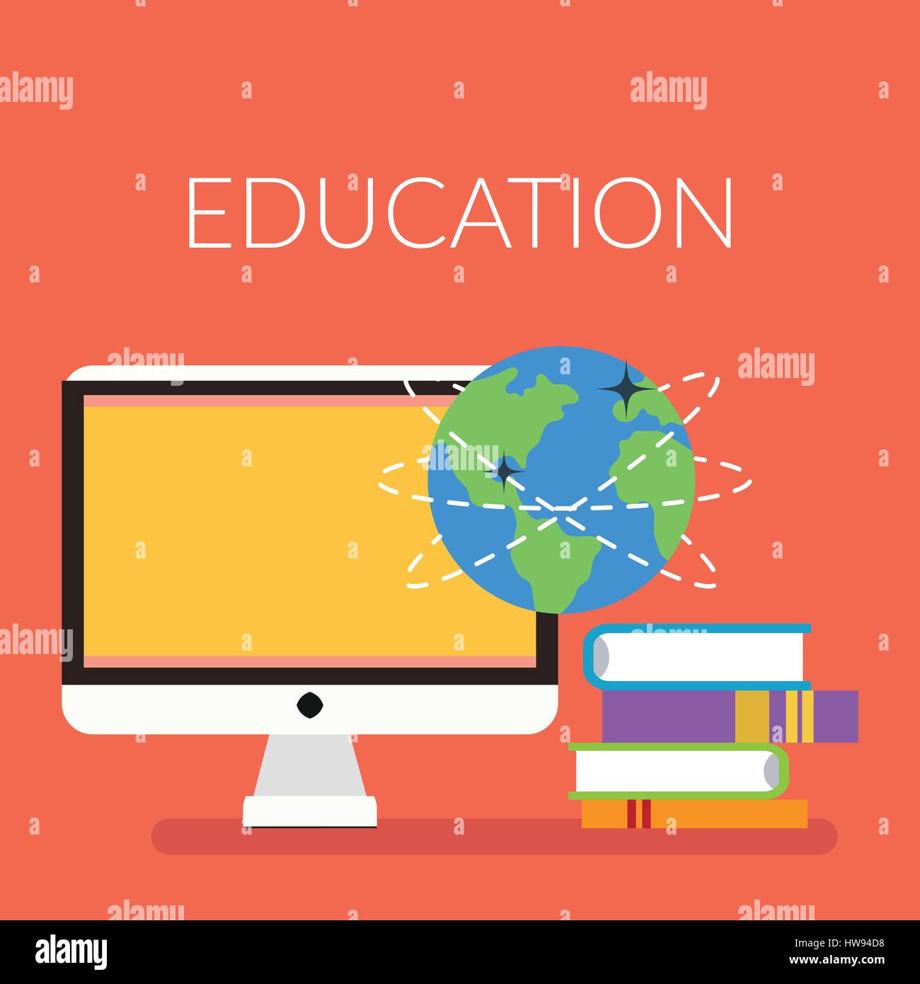 Vector flat design study concept Stock Vector Image & Art - Alamy