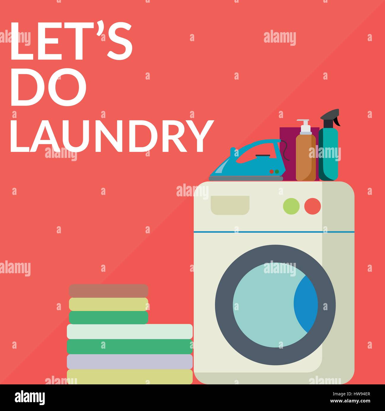 Utility room house laundry Stock Vector Images - Alamy