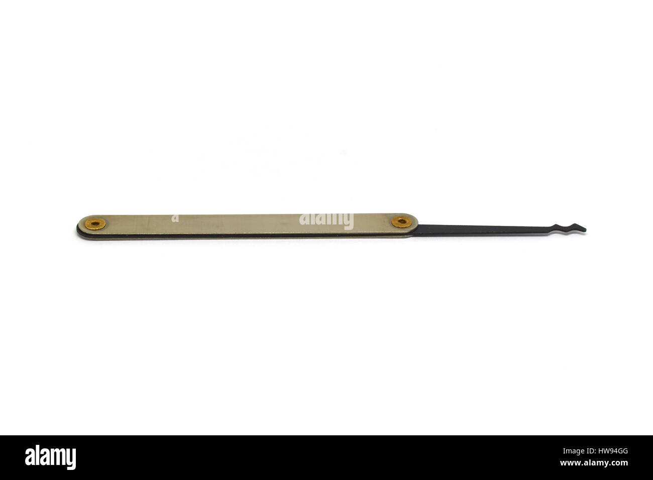 Lock picks isolated on white Stock Photo - Alamy