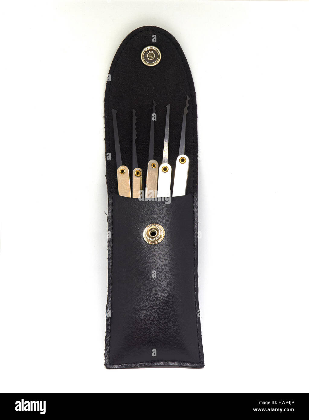 Lock picks isolated on white Stock Photo - Alamy