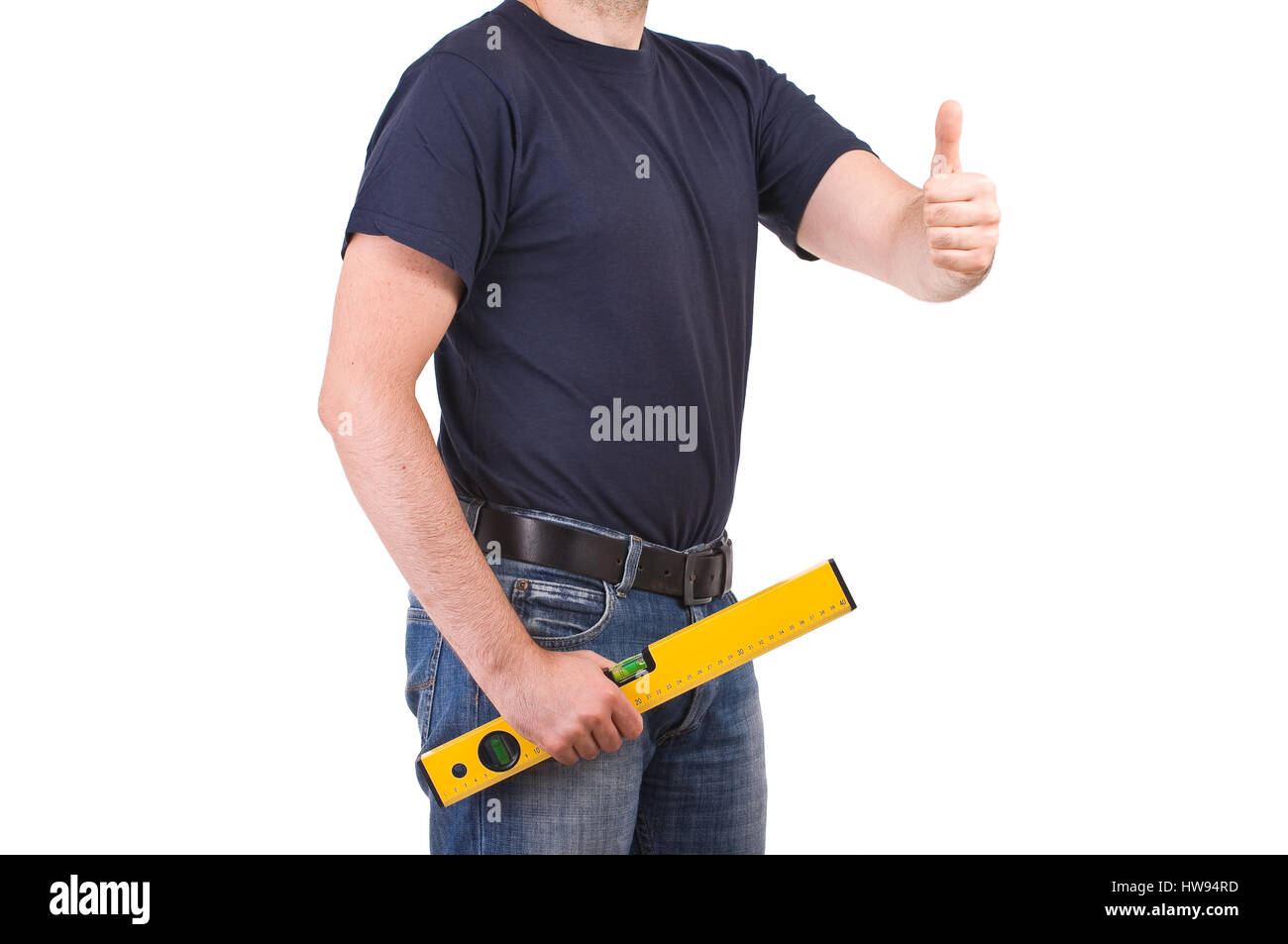 Blue collar worker Stock Photo - Alamy