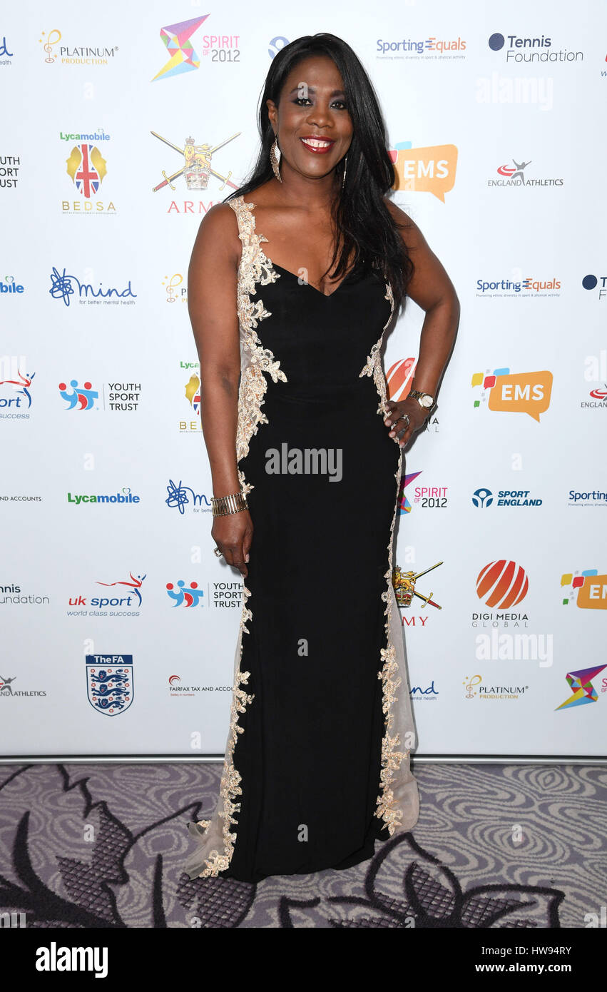 Tessa Sanderson arriving at the Lycamobile British Ethnic Diversity ...