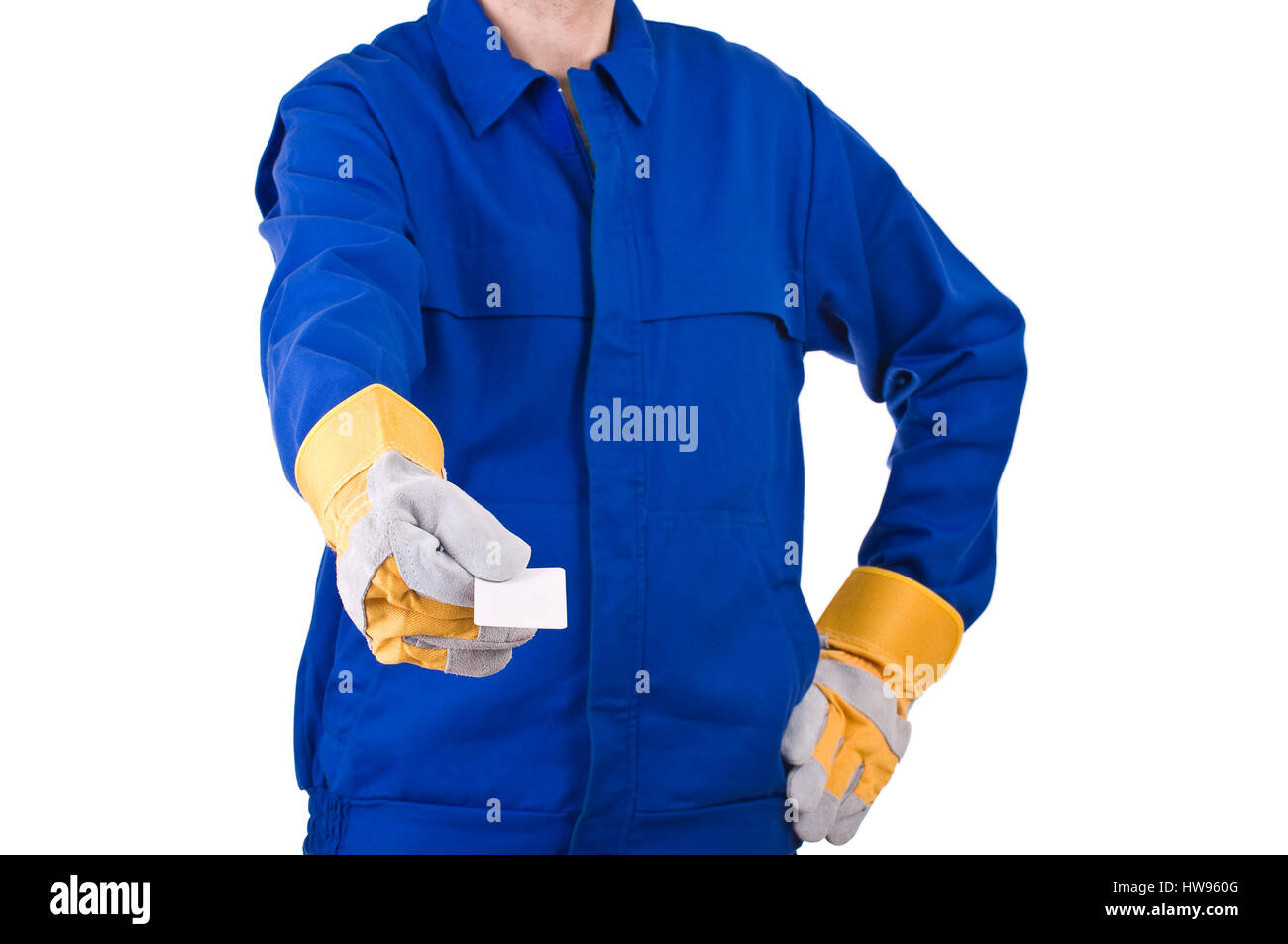 Blue collar worker Stock Photo - Alamy
