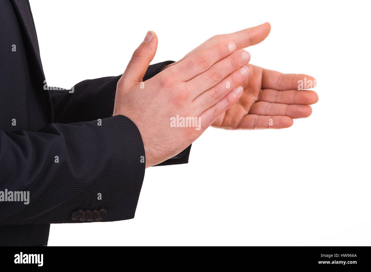 Businessman clapping his hands Stock Photo - Alamy Businessman clapping his hands Stock Photo - Alamy