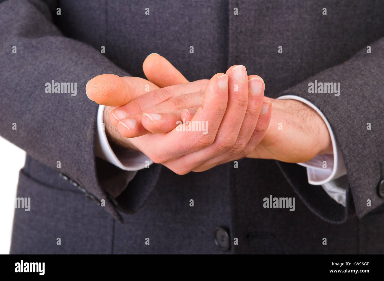 Businessman clapping his hands Stock Photo - Alamy Businessman clapping his hands Stock Photo - Alamy