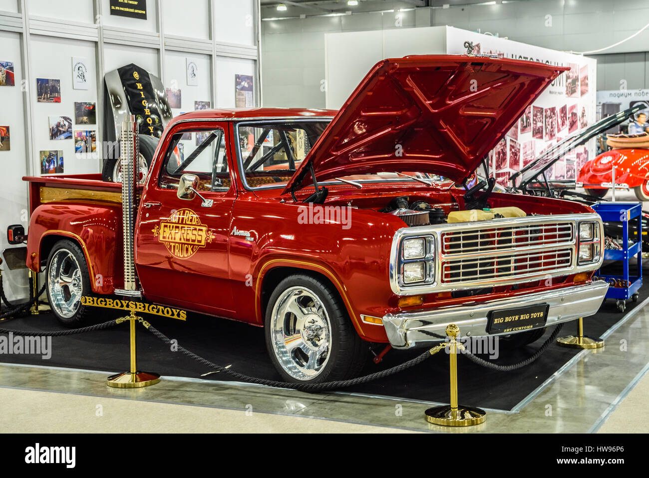 MOSCOW - AUG 2016: Dodge Adventurer 150 presented at MIAS Moscow ...