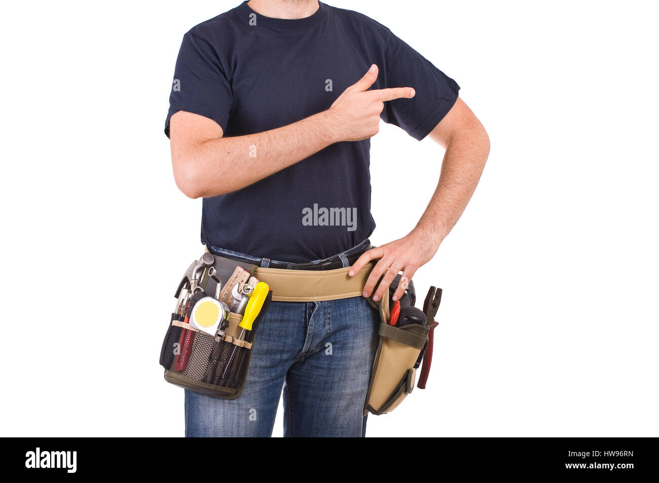 Blue collar worker Stock Photo - Alamy