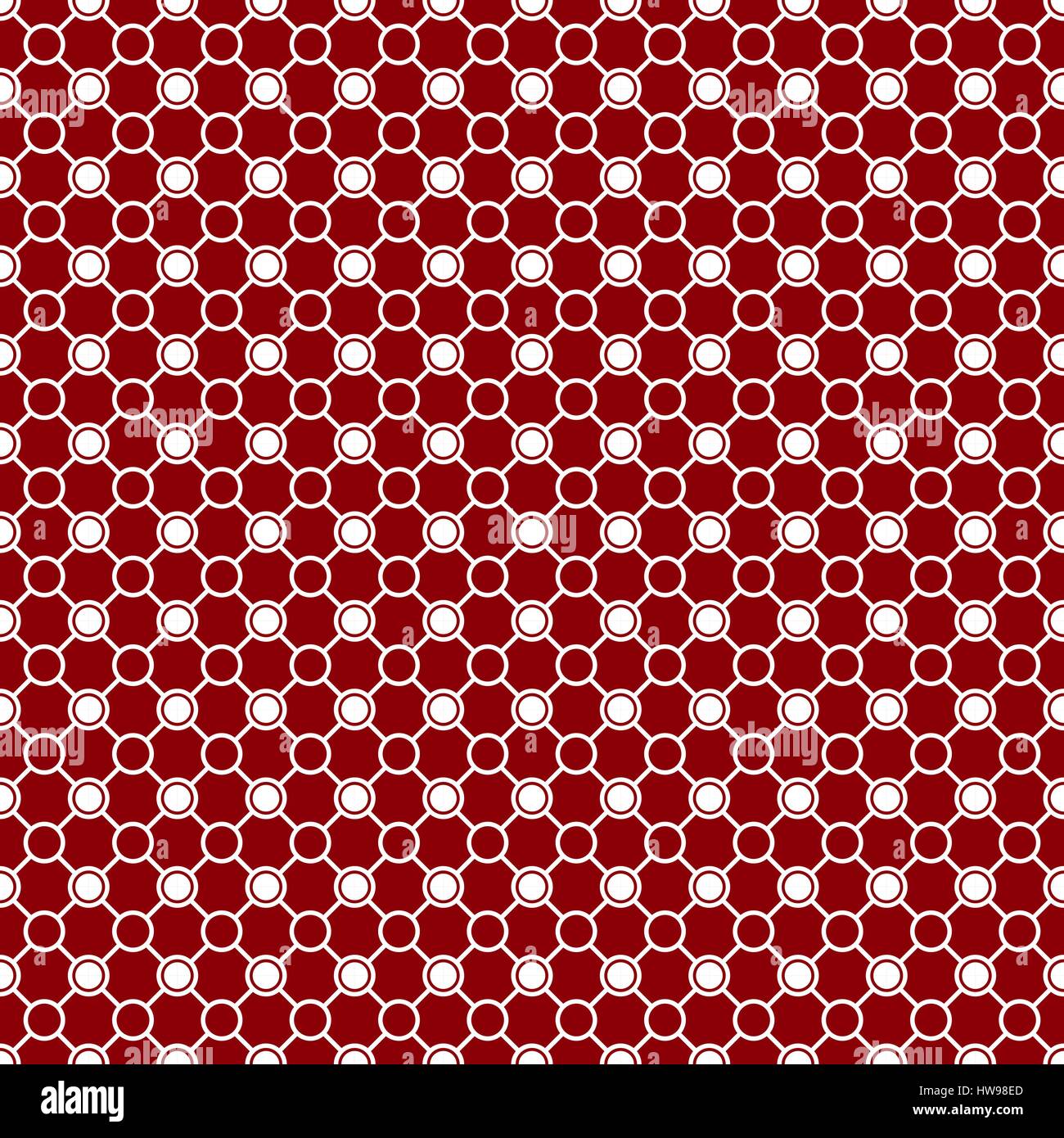 Red and white seamless pattern, repeating geometric tiles with diagonal ...