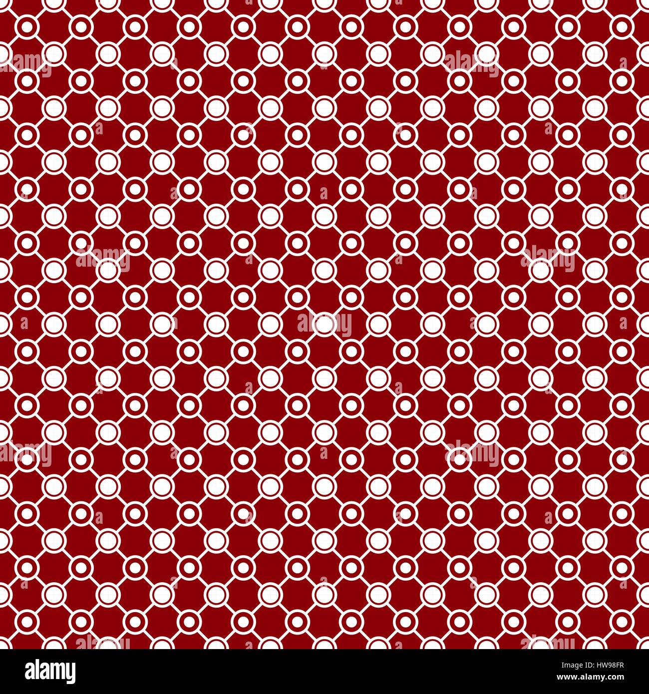 Red and white seamless pattern, repeating geometric tiles with diagonal ...