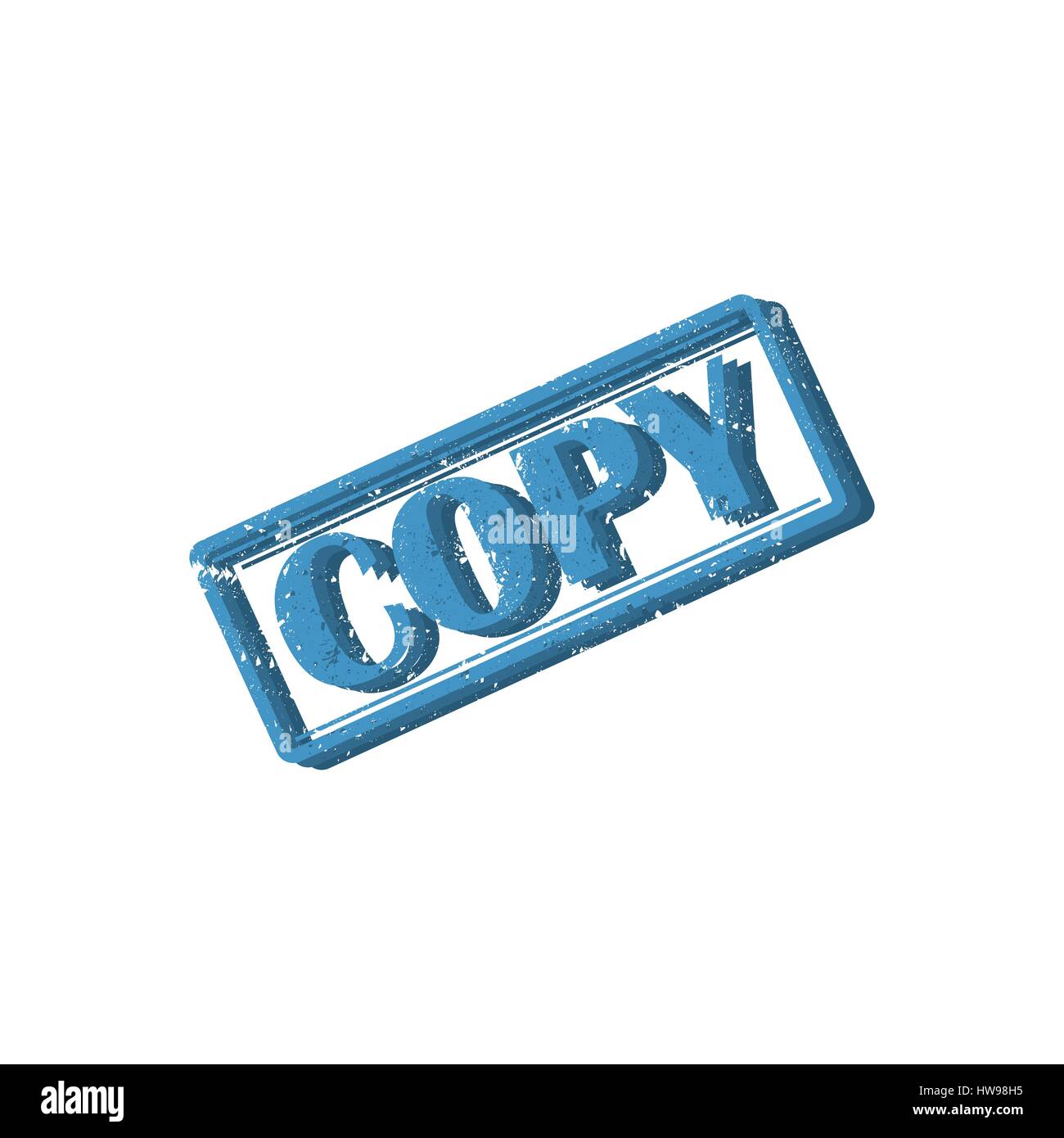 Rectangular stamp copy, seal design, isolated on white background ...