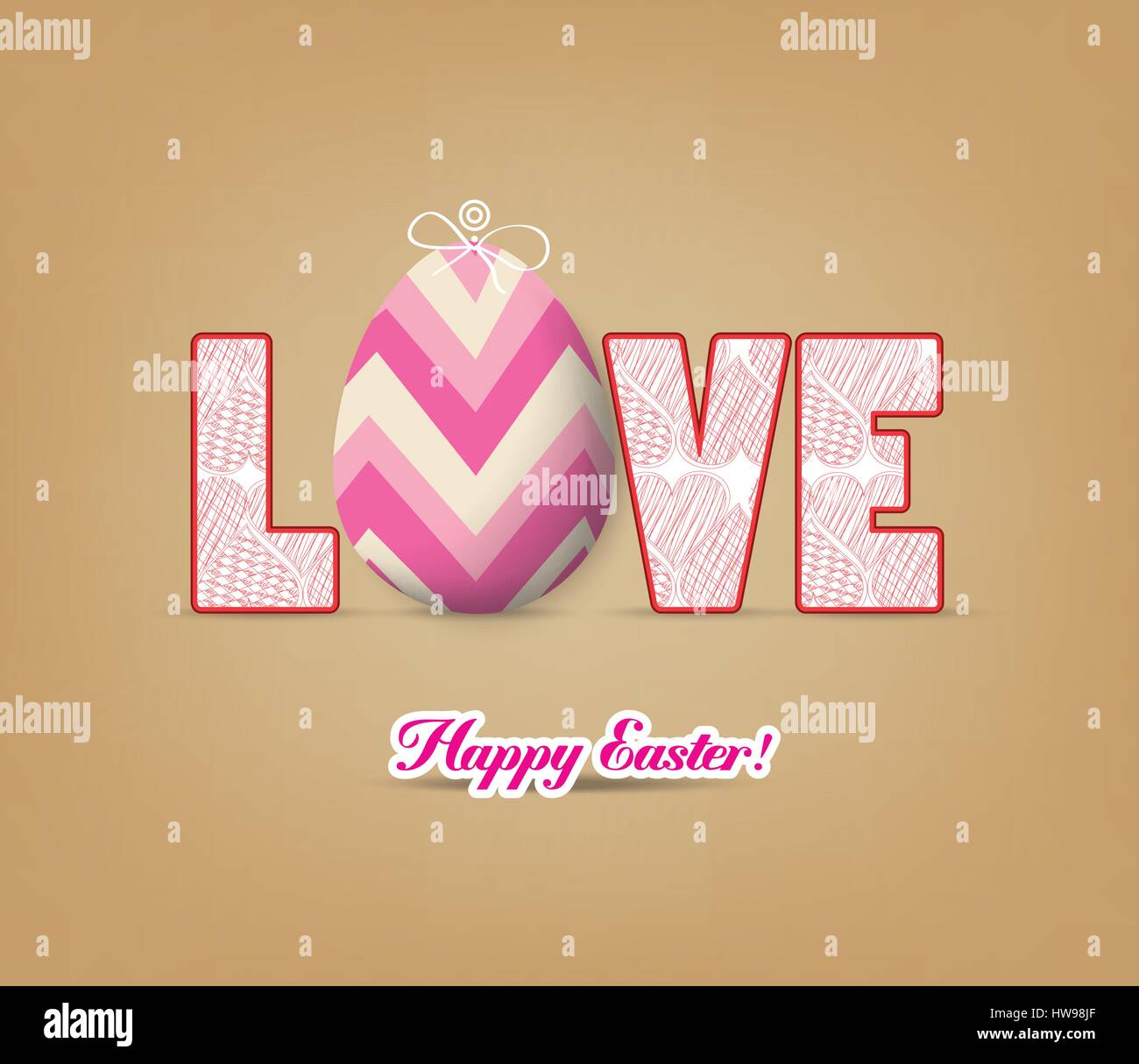 love with easter eggs Stock Vector Image & Art - Alamy
