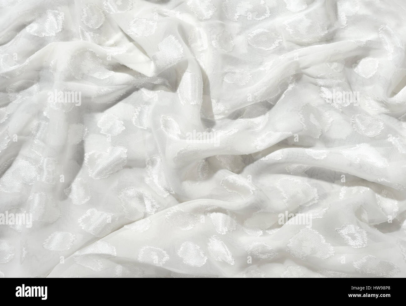 White cloth with folds as background Stock Photo - Alamy