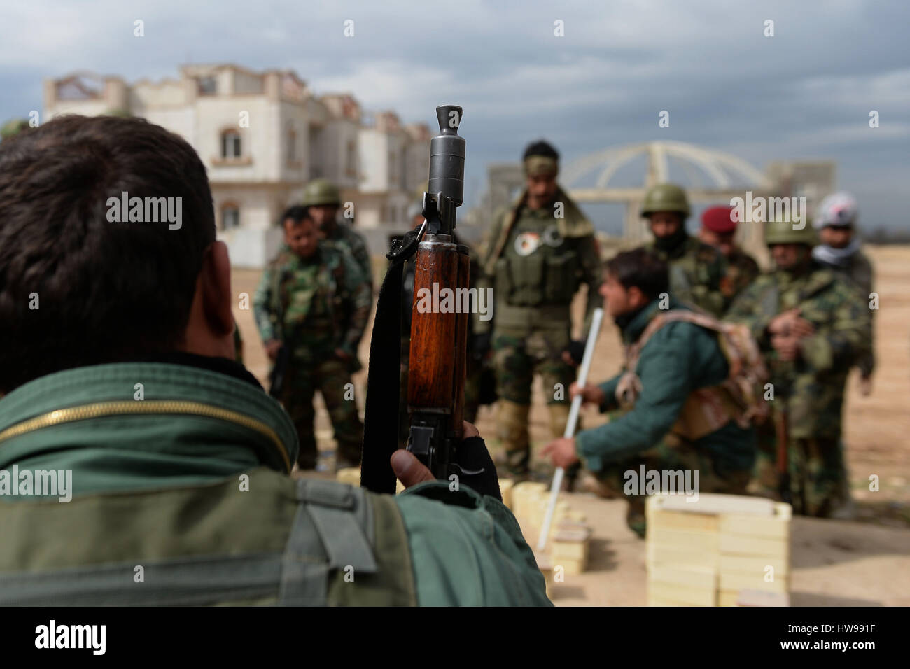Training exercise tiger town on outskirts erbil hi-res stock ...
