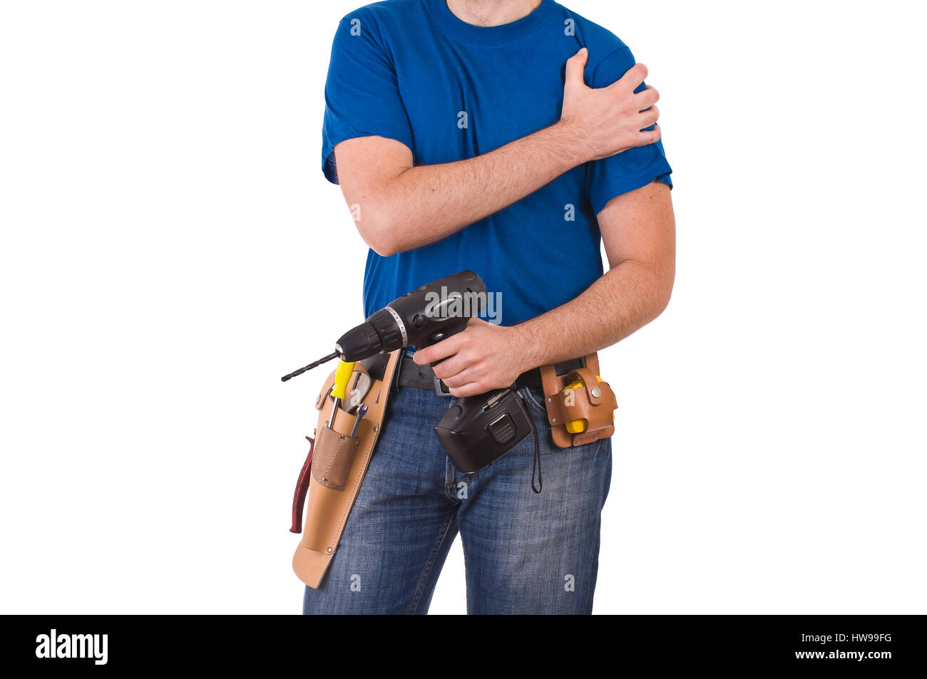 Blue collar worker Stock Photo - Alamy
