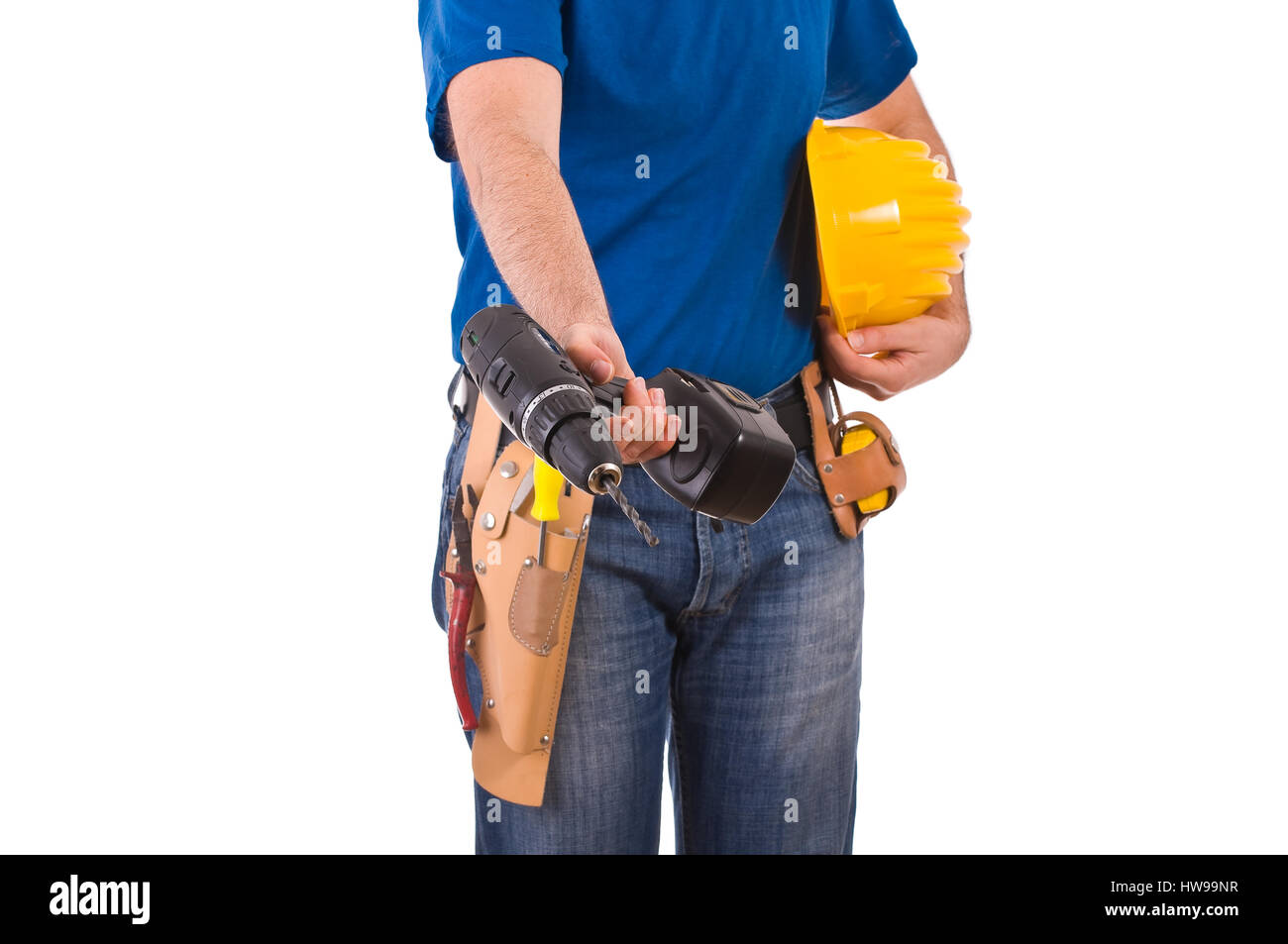 Blue collar worker Stock Photo - Alamy