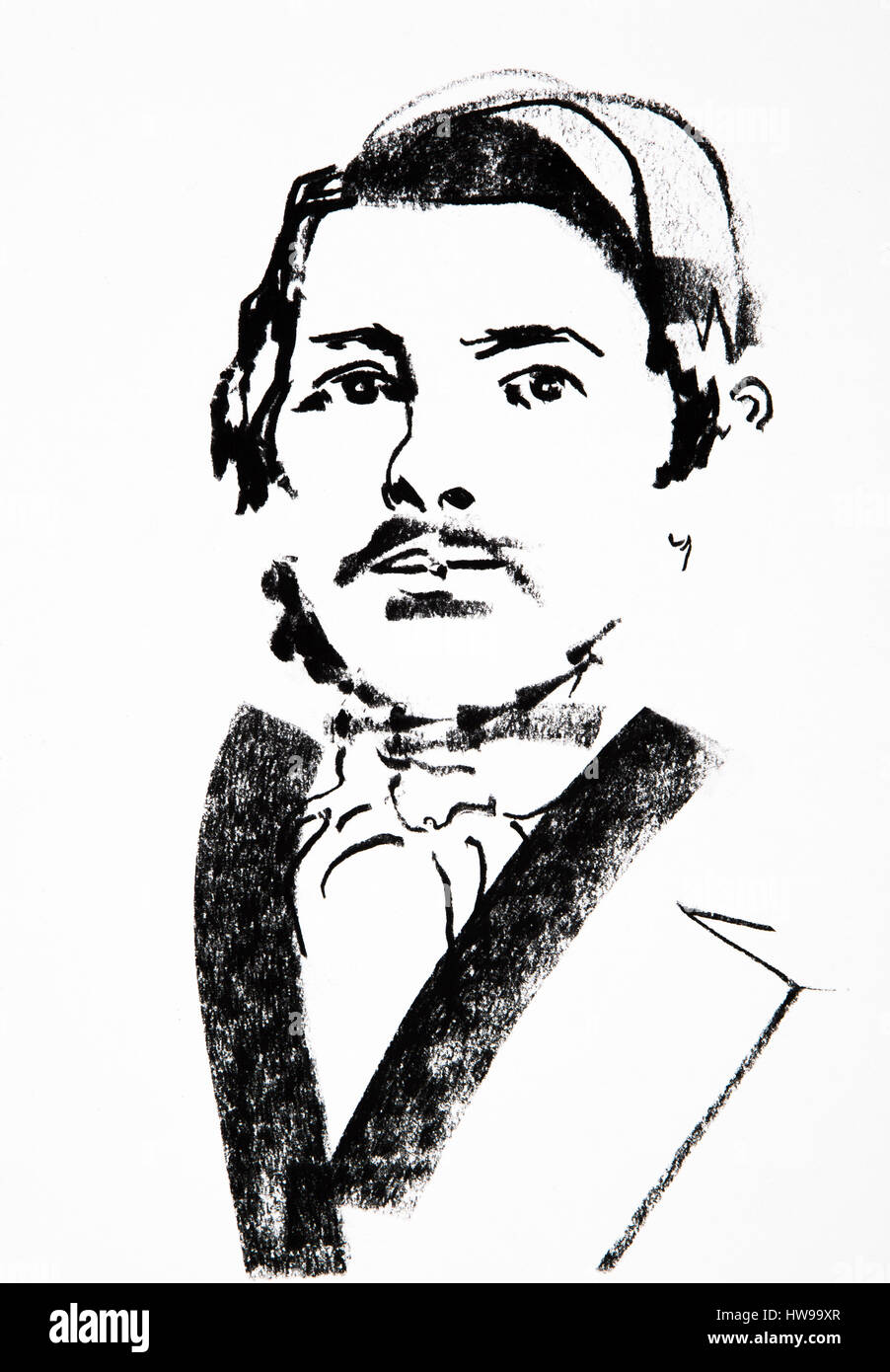 Drawing by friedrich engels hi-res stock photography and images - Alamy