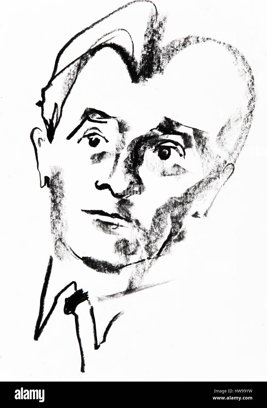 Portrait de l'ecrivain et realisateur francais Marcel Pagnol (1895-1974 ...