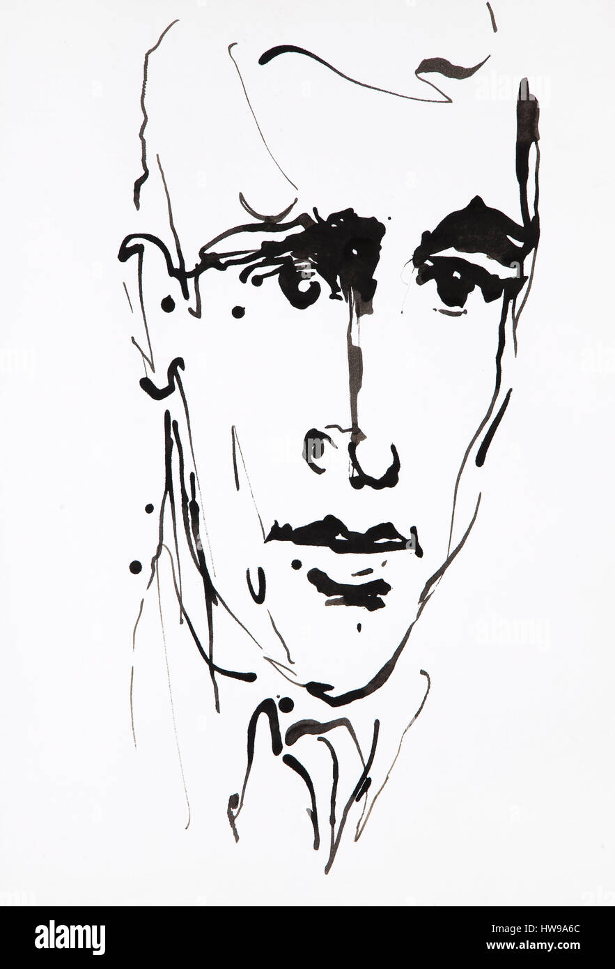 Portrait de JD Salinger (Jerome David Salinger, 1919-2010), ecrivain ...