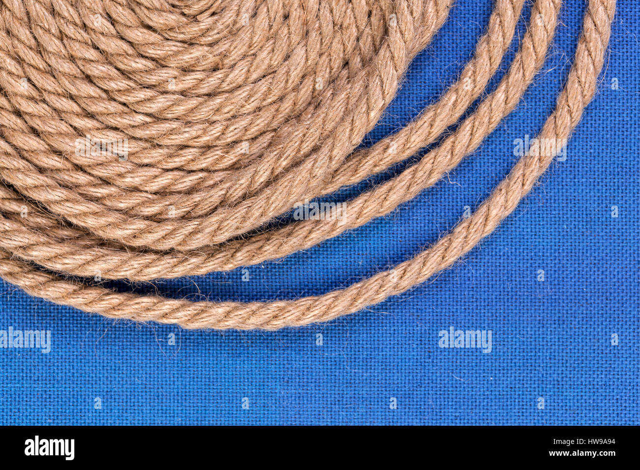 Blue rope knot hi-res stock photography and images - Alamy