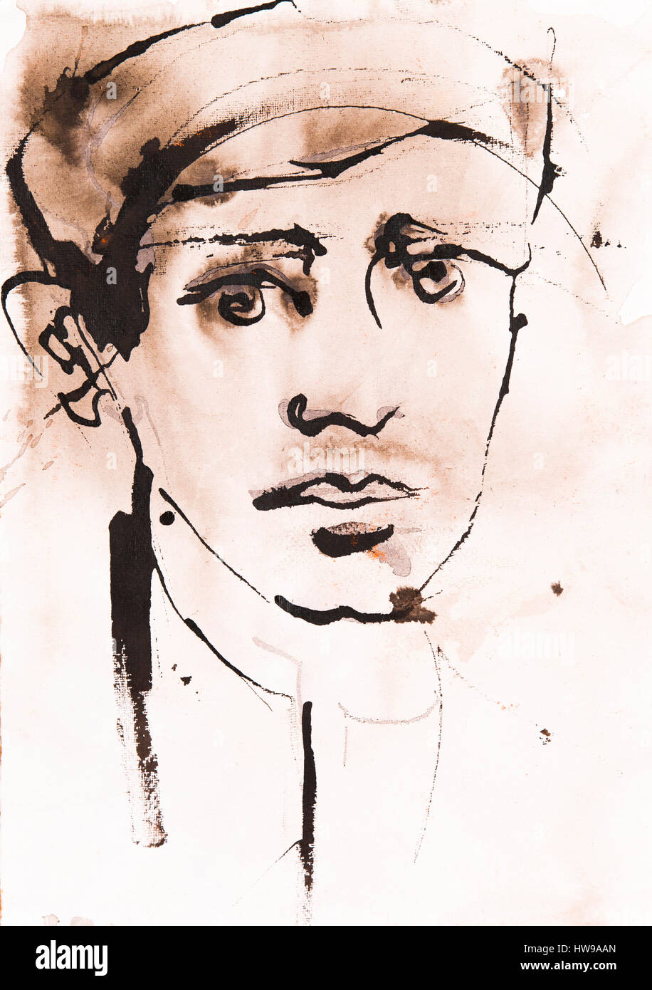 Portrait de jack london dessin hi-res stock photography and images - Alamy