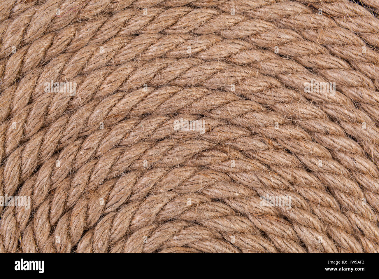 Hank ship rope background Stock Photo - Alamy