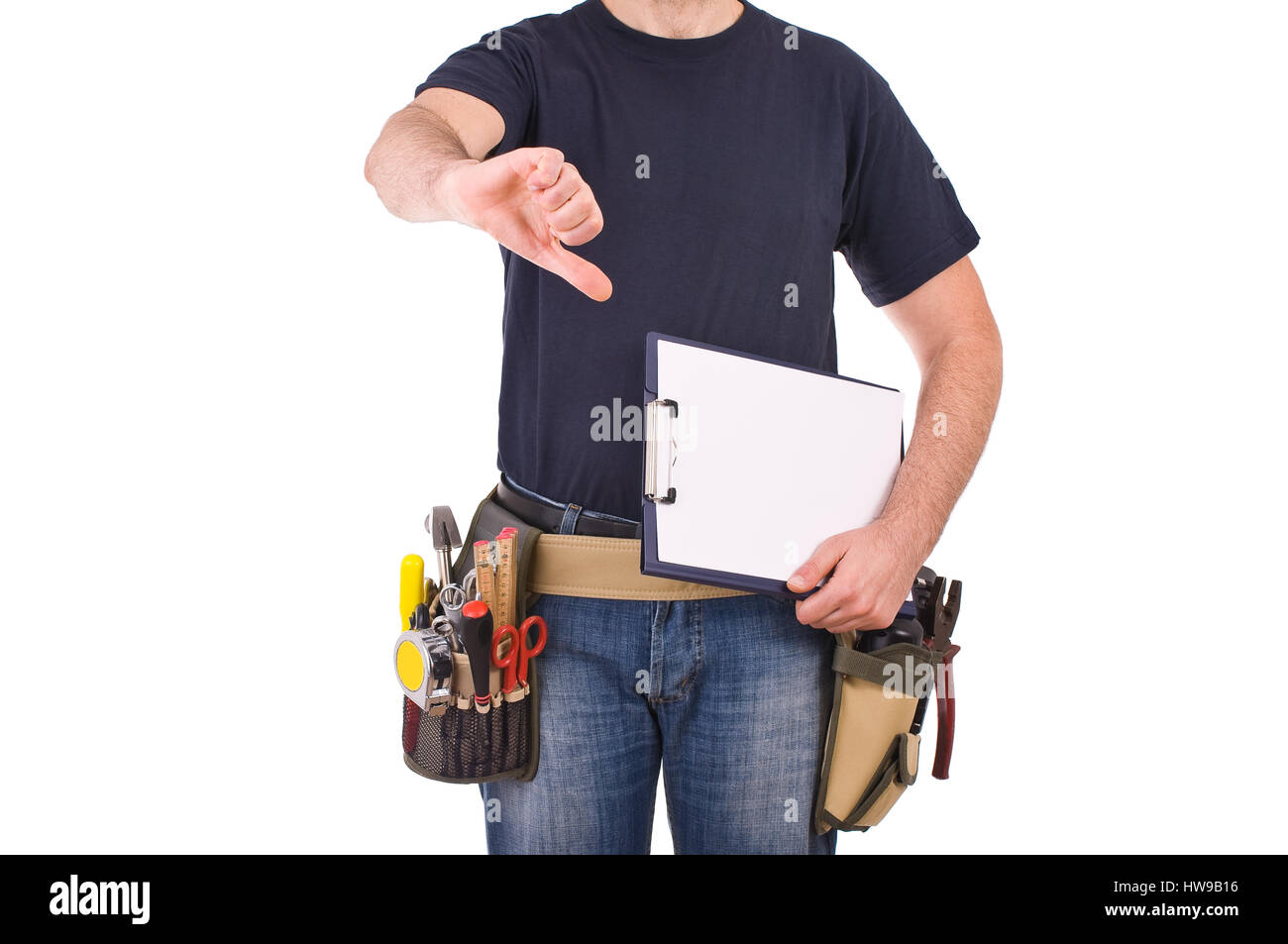 Blue collar worker Stock Photo - Alamy