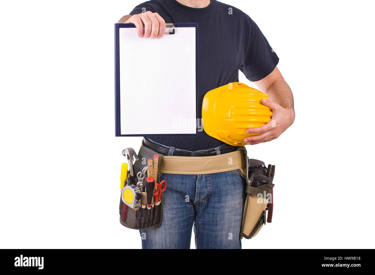 Blue collar worker Stock Photo - Alamy