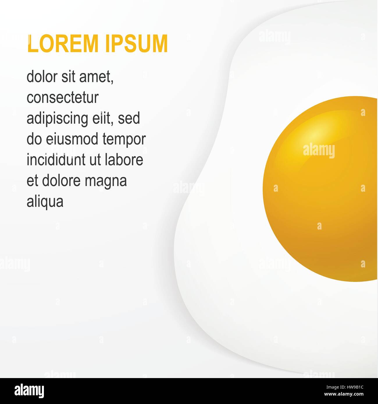 Fried egg Vector illustration Stock Vector Image & Art - Alamy